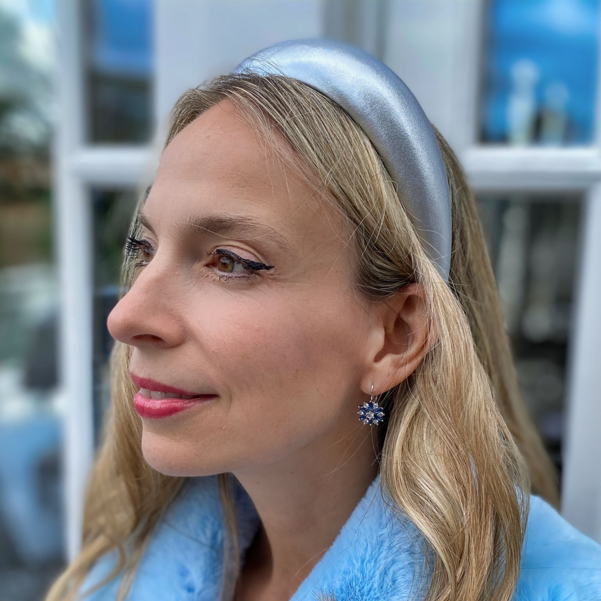 Silver Headband Silver Hair Band Padded Alice Band